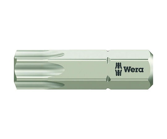 Wera 3867/1　ステンレストーションビット　トルクス40X25 071038 1本●専用のビットホルダ（053923）と併用することで、3つのトーション（トライトーション）が作用し、ビットの長寿命化を実現しています。●刃先：T40●...