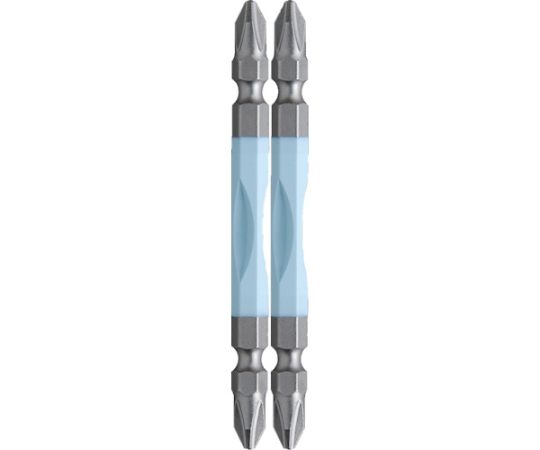 アネックスツール ドライバービット（トーションタイプ） 刃先+2×全長85mm （カラー2本入） ACTP-2085 1パック(2本入)●曲がり、折れに強い三枚羽トーション構造で、芯ブレしにくく安定したビス打ち作業ができます。●トーション部...