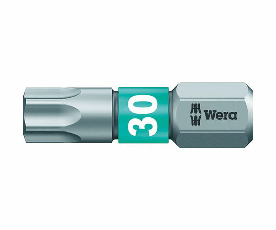 Wera 867/1BTZ　トルクスビット　TX30 066128 1本●専用のビットホルダ（053923）と併用することで、3つのトーション（トライトーション）が作用し、ビットの長寿命化を実現しています。●刃先：T30●全長（mm）：25...