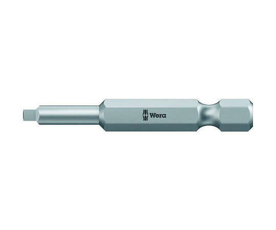Wera 868/4BTZ　ビット　1 060147 1本●独自のスクエアプラス先端形状が寿命を延ばします。●刃先：SQ1●全長（mm）：50●シャンク径（mm）：6.35●シャンク径：6.35mm●トーションタイプ●原産国：チェコ●コード...