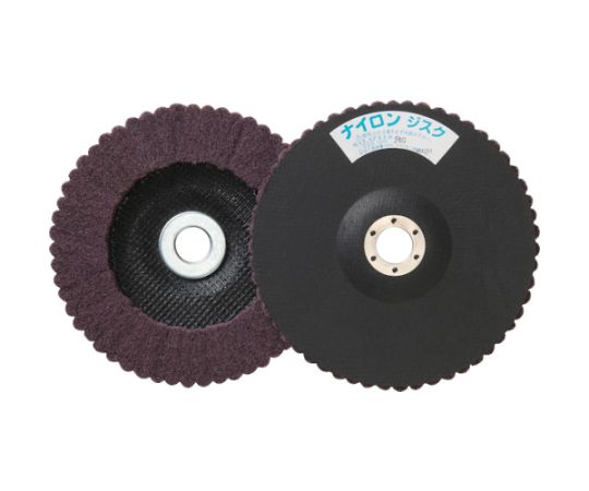 トラスコ中山 ナイロンディスク　Φ180X15X22　（5個入）　240# GPN180 240 1箱(5個入)●絡み合ったナイロン繊維に砥材をまぶし固めたナイロン研磨材を使用しています。●ペーパー研磨布の砥材が直接被研磨材に当たるのに対し...