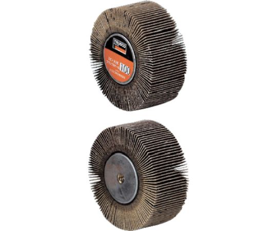 トラスコ中山 スピンネジ式フラップホイール　外径60　（5個入）　#400　400# SF-6025 400 1箱(5個入)●軸がねじ込みになり、着脱がワンタッチでできます。●チャックに軸を取り付けたまま、取り替えることができます。●別売の...