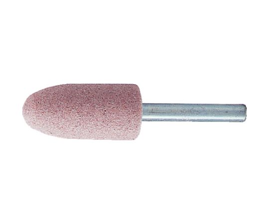 トラスコ中山 軸付砥石PA　砲弾型Φ19X幅38X軸6　#60　1箱（PK）5本 MP-582P 1箱(5本入)●ステンレス、焼き入れ鋼、調質材用です。●WA（ホワイトアランダム）より靭性が高く、WA並みの硬度を備え形状保持に優れています。...