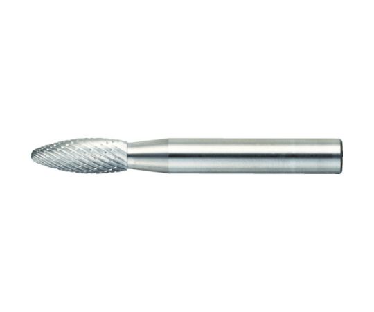 トラスコ中山 超硬バー　楕円　Φ6X刃長16X軸6　ダブルカット TB51C060 1本●切れ味が良くスムーズな加工ができます。●オール超硬タイプです。●ダブルカットの刃形状のため細かく切れた切粉となります。●加工物に食いつかず、スムーズな...