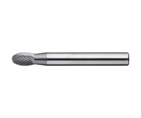 ムラキ 超硬バー　Cスパイラルシリーズ　形状：タマゴ（スパイラルカット）　刃長9.5mm CB6C101S 1本●シャンク径6mmの超硬バーです。●切削量が多く、作業時間を短縮できます。●排出される切粉は、針状になります。●クロスカットに比...