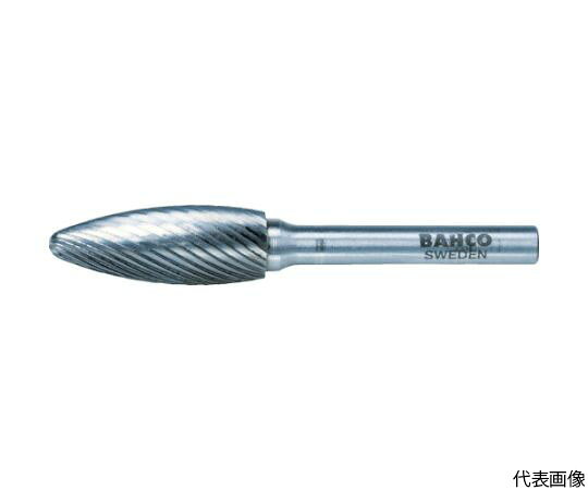 バーコ 超硬バー 楕円 シングルカット 刃径12mm BAHH1232M06 1本●硬度HRC67までの材料の切削が可能です。●ヘッド部硬度はおよそ1500HVです。●ルーターを使用した材料の切削加工。●形状：楕円型（シングルカット）●刃径...
