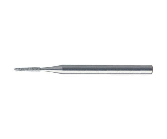 トラスコ中山 ダイヤモンドバー　Φ1.2X刃長8X軸3　#140 T3-804M 1本●乾式での使用は可能ですが、研削液を使用すれば精度・仕上がりが良くなり、切れ味・寿命も向上します。●形の良い天然ダイヤモンドを厳選使用しています。●独自の...