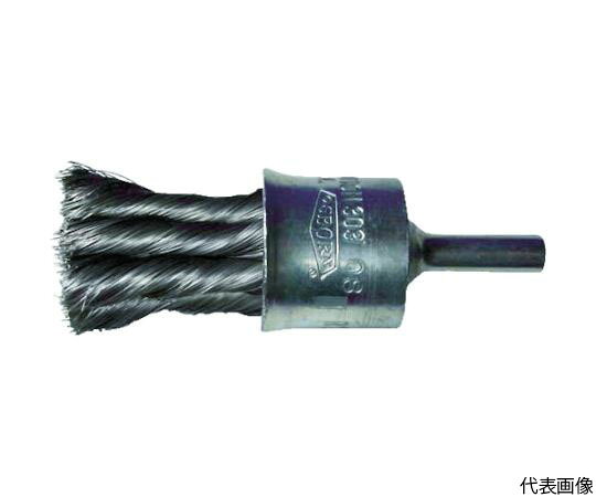 オズボーン 工業用ブラシ　ラフタフ　線径0.50mm 30312 1個●独自開発のハイカーボンスチールワイヤにより長寿命で安全性、研削性に優れています。●ノットタイプ（ワイヤを捩じり束にした）の強力切削用軸付ブラシです。●円筒状の穴や内面の...