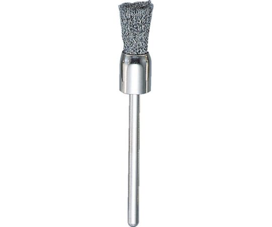 トラスコ中山 エンド型ブラシ　ステンレス　線0.1X筒径Φ8X軸Φ3 83E-4 1本●軸付なので取り付け交換が容易です。●コンパクトで高速回転のため操作しやすく、作業性に優れたエンド型ブラシです。●エンド型なので細かい部分の底面・コーナー...