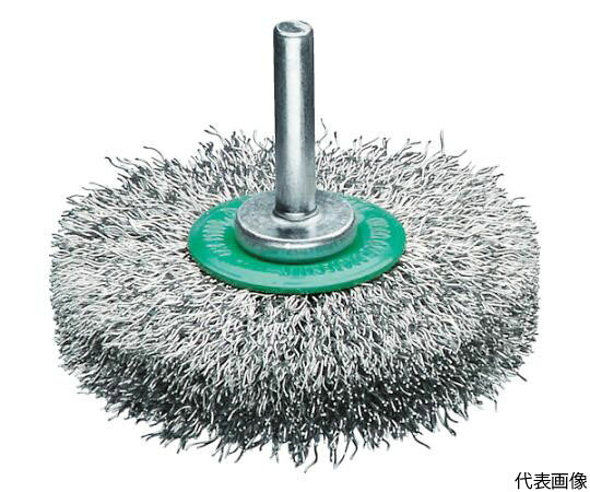 LESSMANN 軸付ホイルブラシ　ステンレス　0.2　φ50 415342 1個●高品位の線材を使用しており、耐久性に優れ、長寿命です。●幅広いサイズ展開で、様々なアプリケーションに適しています。●金属製品のバリ取り、サビ落とし。●カラー...