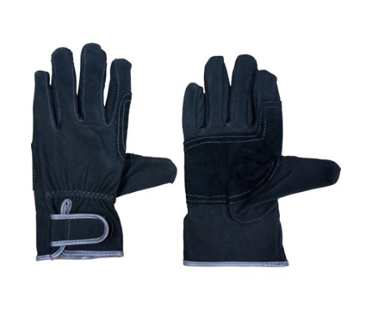 中部物産貿易 ブラッディBK-0250　S BK-0250-S 1双●手のひらの部分に当て革をする事で耐久性とグリップ力に優れています。●黒を豚クレストに採用しました。●建築・土木・金属加工・重機運転など。●色：ブラック●サイズ：S●全長（...