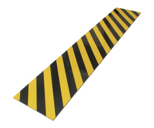 日東エルマテリアル 反射トラクッション　5mm×200mm×2m　黄/黒 HTR2002 1枚●投射された光を確実・正確に再帰反射します。●危険標示機能および保護クッション効果があります。●工場・倉庫・現場などの危険標示・保護用。●駐車場な...