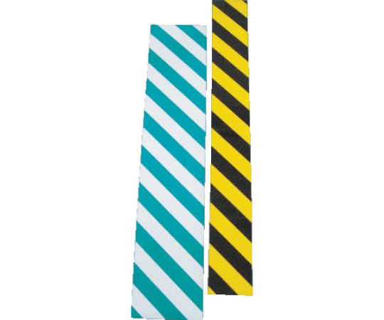 日東エルマテリアル NEWトラクッション 5mm×200mm×1m 緑/白 TGW200-1 1枚●危険標示機能および保護クッション効果があります。●カッターで切断できます。●駐車場での危険標示と自動車のスリ傷防止に。●工事現場、工場での危...