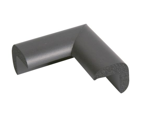 トラスコ中山 安心クッション　コーナー用　小　1個入り　ブラック TAC-32 1個●ちぎれにくく、クッション性に優れた衝撃吸収材です。●工事現場や工場の危険防止に。●色：ブラック●厚さ（mm）：9●取付方法：貼付タイプ（両面テープ付属）●...
