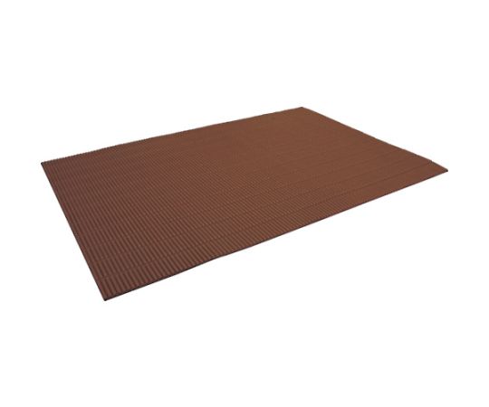 トラスコ中山 ジャバラマットスリム　600X900mm　ブラウン TNS-6090BR 1枚●複雑な形状に対応できるやわらかい衝撃吸収材です。H鋼や円柱、平らな壁まで幅広くお使いいただけます。●H鋼や円柱などの複雑な形状の柱に。●フォークリ...