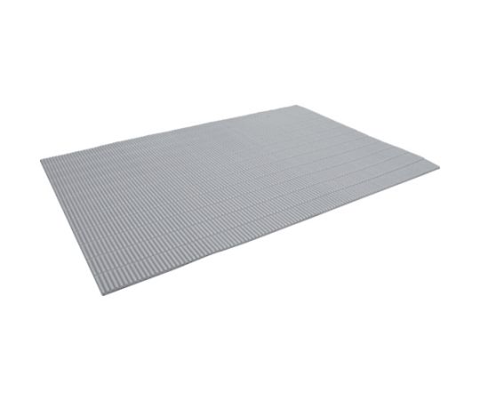 トラスコ中山 ジャバラマットスリム　600X900mm　ライトグレー TNS-6090LG 1枚●複雑な形状に対応できるやわらかい衝撃吸収材です。H鋼や円柱、平らな壁まで幅広くお使いいただけます。●H鋼や円柱などの複雑な形状の柱に。●フォー...