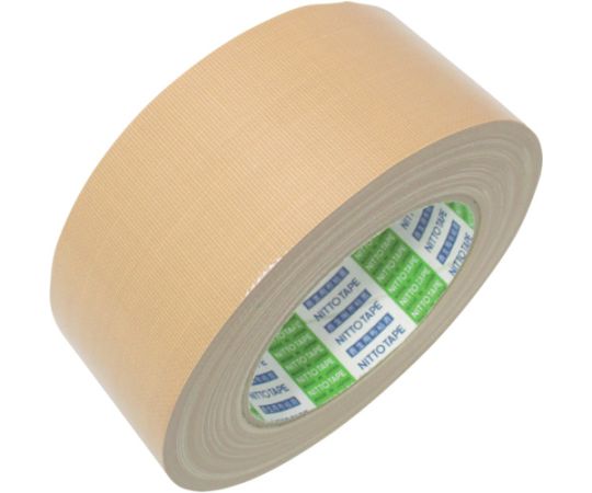 日東電工 養生用布粘着テープ NO.7500 50mm×25m ダンボール NO7500X50DB 1巻●粘着力、カット性、強度、耐候性などを備えています。●はがした後にのり残りがほとんどありません。●外装時の養生材の固定に。●色：ダンボー...