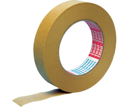 テサテープ クレープマスキングテープ　4341　19mmx50m 4341-19MM 1巻●貼りやすく、のり残りしにくいテープです。●中〜高耐熱用途に適しています。●環境に優しい無溶剤タイプの粘着剤使用です。●塗装用マスキングテープです。●...