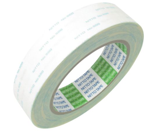 日東電工 一般用両面テープ N0.500 30mm×20m ホワイト 500-30 1巻●反発力に耐える性能が他の両面テープに比べすぐれています。●工業用両面テープとして幅広い用途に、ご使用いただき、信頼のあるロングセラー製品です。●粘着力...