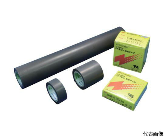 日東電工 ふっ素樹脂粘着テープ ニトフロン粘着テープ No.903UL 0.18mm×200mm×10m 903X18X200 1巻●テフロン基材に主としてシリコーン系粘着剤を塗布した耐熱性粘着テープです。●耐熱性に優れます。●各種コイル、...