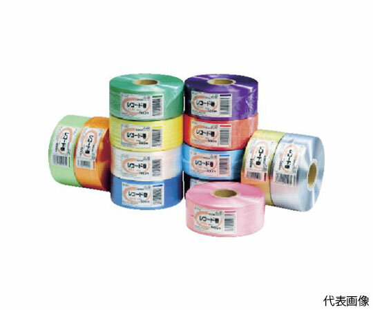 セキスイ レコード巻　500m　黄 R550Y 1巻●幅広い結束用途に対応したPE平テープです。●カラータイプなので色別にも最適です。●結束だけでなく農作物の誘引やスポーツ応援のポンポンにもご使用いただけます。●一般包装結束用。●色：黄●標...