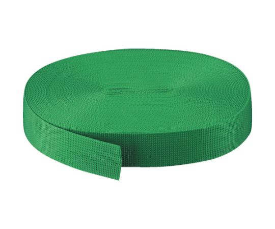 トラスコ中山 PPベルト幅40mmX長さ50m　緑 PPB-4050 GN 1本●6色のカラーバリエーションで作業を効率化できます。●任意の長さでカットできるフリーサイズタイプです。●専用金具と組み合わせて簡易結束ベルトとして使用できます。...