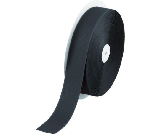 トラスコ中山 マジックテープ　縫製用A側　幅50mmX長さ25m　黒 TMAH-5025-BK 1巻●繊維製品なので軽く、お好みのサイズにカットでき、縫製取付や加工が容易にできます。●縫製取付の可能なものやA・B側を加工して結束バンドにも利...