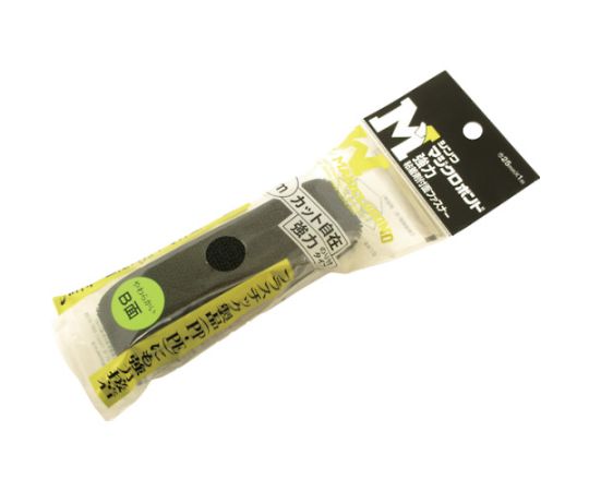 伸和 マジクロボンド　メス　強粘着付　25mm×1m　黒 2W3LUC-251-BK 1巻●ナイロン素材で繰り返しの脱着にも耐久性があります。●片面のみでのご使用に適した使い切りサイズです。●産業資材や建材の固定。●梱包材の留め。●工具・機...