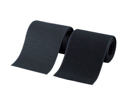 トラスコ中山 マジックテープ　縫製タイプ　100mmX1m　黒（1巻=1セット） TMSH-1001-BK 1組／セット●繊維製品なので軽く、お好みのサイズにハサミでカットできます。●産業用部材、建材などの固定。部材・部品などの固定。●色：...