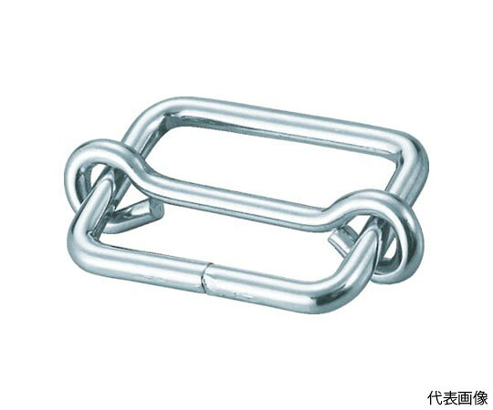 トラスコ中山 ゴムロープ用金具　バックル　30mm用　1個入り TGR-30KB-1 1個／パック●ゴムロープ用金具です。●トラックシートの押さえ用として最適です。●ゴムロープ用金具。●品名：バックル30mm用●材質／仕上：スチール、表面処...
