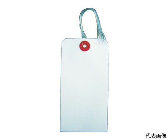 トラスコ中山 針金付き荷札　120×60MM　200枚 THNF-L-200 1パック(200枚入)●無地タイプで記入ができます。●針金付タイプのため、あらゆる物に簡単に取り付け可能です。●内容表示、価格表示に。●商品の整理や識別などに。●...
