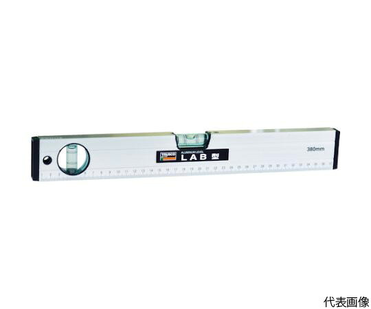 トラスコ中山 箱型アルミレベル　600mm LAB-600 1個●レンズ効果で大きく見えるカマボコ型気泡管です。（水平）●箱型フレーム・スケール目盛付です。●蓄光シート、精度保持耐ショックカバー付です。●4本目盛入です。●垂直気泡管付です。...