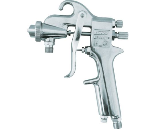 近畿製作所 クリーミー吸上式スプレーガン　ノズル径1.2mm C-7S-12 1台●塗装効率が良く、組立部品が少ないので洗浄手入れがしやすいです。●初心者でもすぐに使いこなせるガンです。●JIS規格品です。●小物の中塗、上塗に。●ノズル径（...