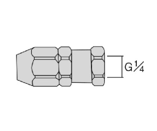 アネスト岩田 塗装ホース用継手 ホースジョイント G1/4袋ナット AJU-02F 1個●タイプ：エアー／塗料ホース用ジョイント●摘要：エアー／塗料ホース兼用●製造国：台湾●原産国：台湾●コード番号：284-2386