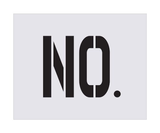 IM ステンシル　NO.　文字サイズ250×125mm AST-9 1枚●吹付用のステンシルプレートです。●ポリプロピレンの薄い板のため曲面にそわせて使用することができます。●材質がポリプロピレンのため、使用後の処理も簡単です。●駐車場など...