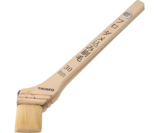 トラスコ中山 プロ用ダメ込み刷毛 10号 30mm幅 TPB-331 1本●狭い所も自由自在。能率的で美しいコーナー仕上げに最適です。●塗料の含みが良いです。●油性、ニス用。●木部・鉄部。●ダメ込み、隅切り用。●刷毛幅（mm）：30●毛丈（...