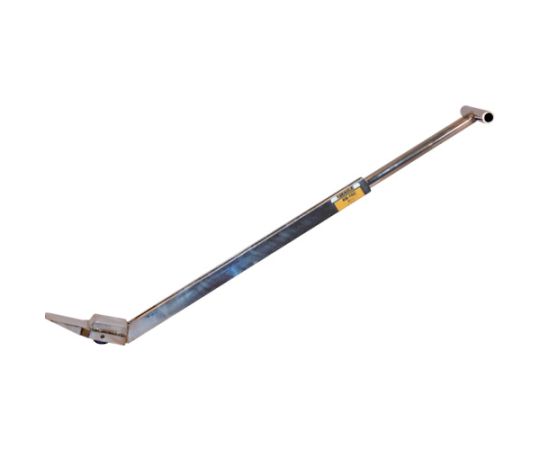 イーグル（今野製作所） クリーンルームローラーバー RB-10C 1本●先端を差し込んでてこの原理で操作します。狭い場所での作業に適した短T型持ち手です。●底部にローラーが付いているので、従来のバール作業と比べてずらし作業がしやすく、床面も...