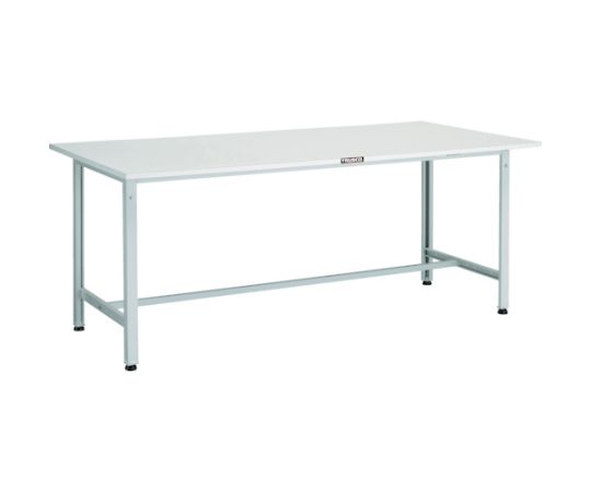 トラスコ中山 AE型作業台　1800X900XH740　W色 AE-1809 W 1台●ポリ化粧天板を使用し、表面は滑らかで、ソフトな光沢があり清潔感を保持し、耐水性・防汚性にも優れています。●主要部溶接構造のノックダウン式です。●低コスト...