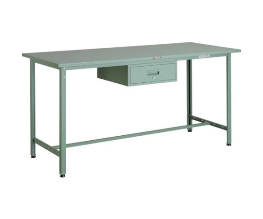 トラスコ中山 HSAE型立作業台　1800X900XH900　1段引出付 HSAE-1809F1 1台●深めの引出しが付いており、ゆとりのある収納・管理ができます。●引出しは使い勝手に応じて使いやすい位置に取り付けできます。●主要部溶接構造...