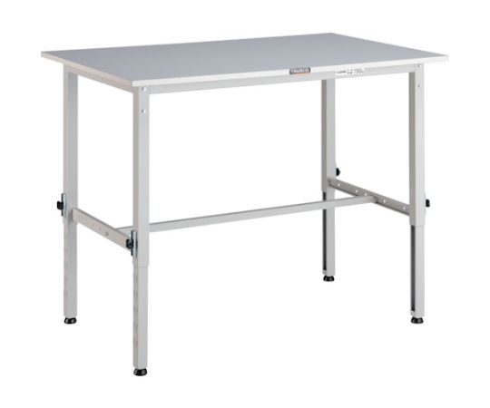 トラスコ中山 RAEM型高さ調節作業台　1200X750　W色 RAEM-1200 W 1台●650〜950mmの間で50mmピッチの高さ調節ができる作業台です。●作業内容に合わせて座り作業・立ち作業のいずれにもご利用できます。●天板材質：...