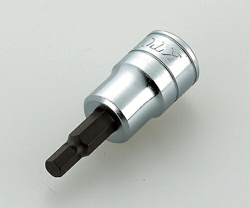 KTC ショートヘキサゴンビットソケット　9．5SQ BT3-10S-S 1パック●ビットの交換が可能です。●差込角：9.5sq.●サイズ(mm)：10●外径(D：mm)：18.5●全長(L：mm)：52●軸長(mm)：22●質量(g)：6...