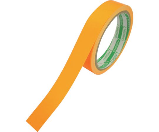 日東エルマテリアル 蛍光テープ 20mm×5m オレンジ LK-20OR 1巻●太陽光や照明により蛍光を発し鮮明に見えます。●設置が容易なはく離紙付です。●屋外用。●工場、倉庫などあらゆる標示に。●さまざまな危険標示。●衝突防止標示に。●各...