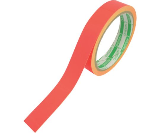 日東エルマテリアル 蛍光テープ 20mm×5m レッド LK-20R 1巻●太陽光や照明により蛍光を発し鮮明に見えます。●設置が容易なはく離紙付です。●屋外用。●工場、倉庫などあらゆる標示に。●さまざまな危険標示。●衝突防止標示に。●各種施...