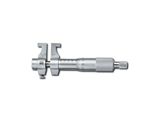 新潟精機（SK） インサイドマイクロメータ　25-50mm MC304-50I 1個●基準リングゲージ付●定圧装置付●測定面は超硬チップ付●材質：高炭素クロム軸受鋼●測定範囲：25〜50mm●最小読取値：0.01mm●最大許容差：6μm●基...