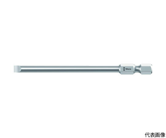 Wera 800/4Z　ビット　1.0X5.5X50 059330 1本●スタンダードタイプのドライバー用ビットです。●頑強なビットで、鉄板や金属板での加工に適しています。●刃先：-5.5×1.0●全長（mm）：50●差込：6.35mm●原...