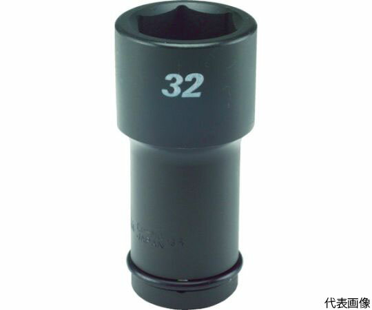 フラッシュツール インパクト　ロング　ソケット　差込角19mm　対辺29mm　1.1/8 3/4WAU-29 1個●インパクト用ロングソケットです。●対辺寸法（mm）：29●差込角（mm）：19.0●全長（mm）：100●対辺形状：6角●材...