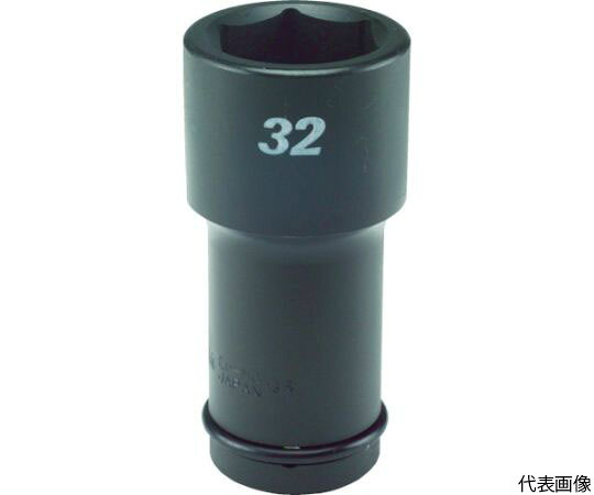 フラッシュツール インパクト　ロング　ソケット　差込角19mm　対辺46mm　1.13/1 3/4WAU-46 1個●インパクト用ロングソケットです。●対辺寸法（mm）：46●差込角（mm）：19.0●全長（mm）：100●対辺形状：6角●...