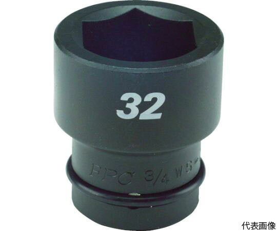 フラッシュツール インパクト　ショート　ソケット　差込角19mm　対辺19mm　3/4 3/4WS-19 1個●インパクト用ショートソケットです。●対辺寸法（mm）：19●差込角（mm）：19.0●全長（mm）：48●対辺形状：6角●材質／...