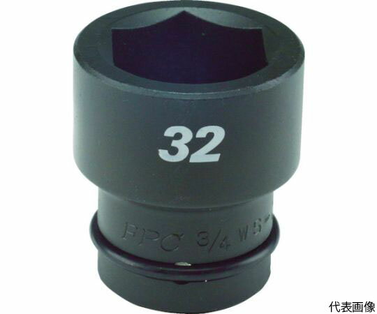 フラッシュツール インパクト　ショート　ソケット　差込角19mm　対辺26mm 3/4WS-26 1個●インパクト用ショートソケットです。●対辺寸法（mm）：26●差込角（mm）：19.0●全長（mm）：53●対辺形状：6角●材質／仕上：ク...