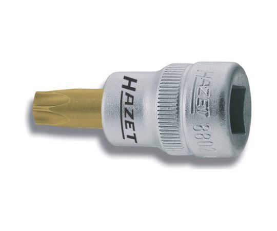 HAZET TORXビットソケット（差込角9.5mm） 8802-T40 1個●HAZETの代名詞とも言われるヘキサゴンソケットの生産技術を踏襲したトルクス?ソケットです。●ソケット部とブレードに適した素材を使い分けることで、強度とねばりの...